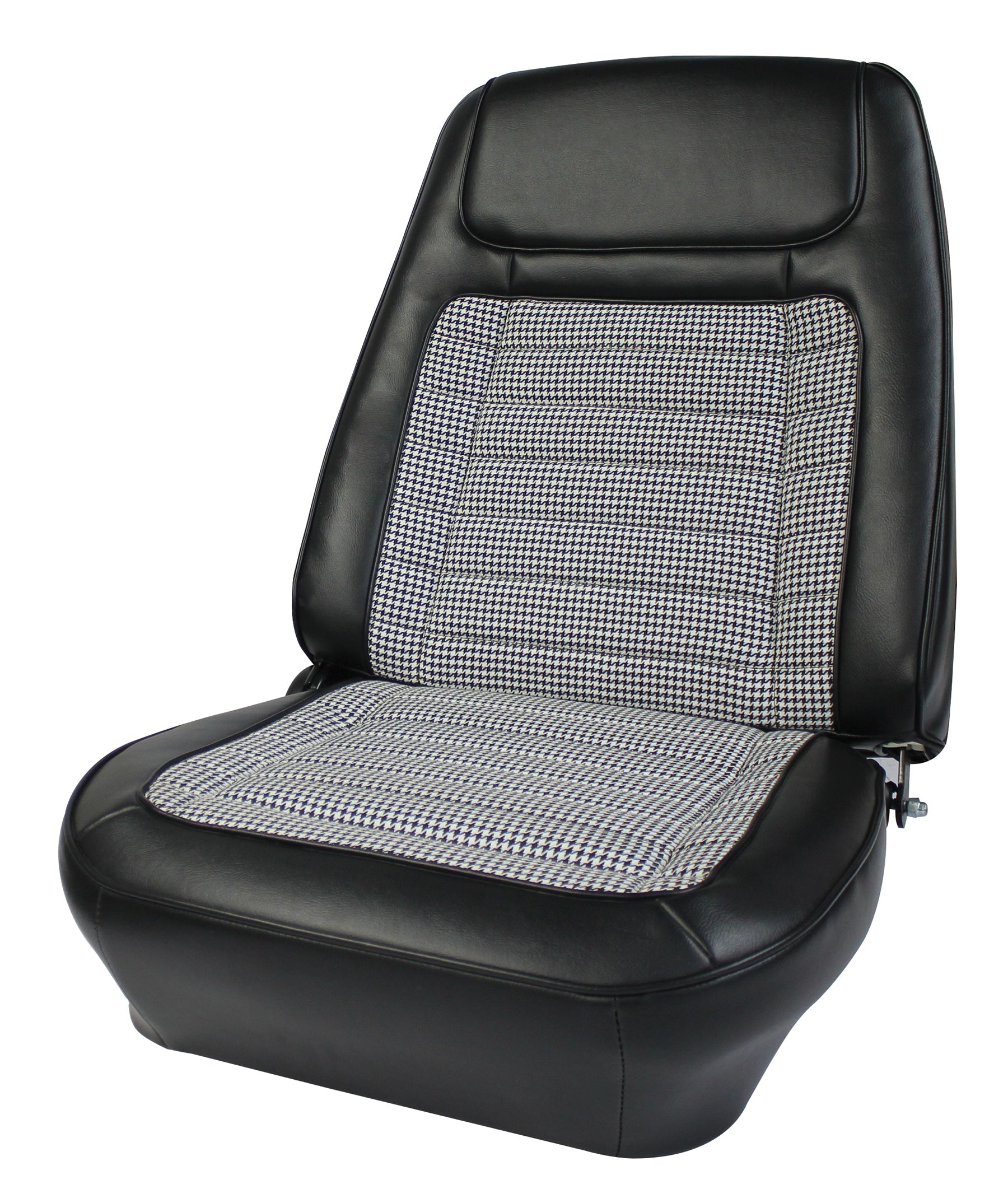1968 Camaro Deluxe OEM Reclining Bucket Seats With Houndstooth Inserts ...