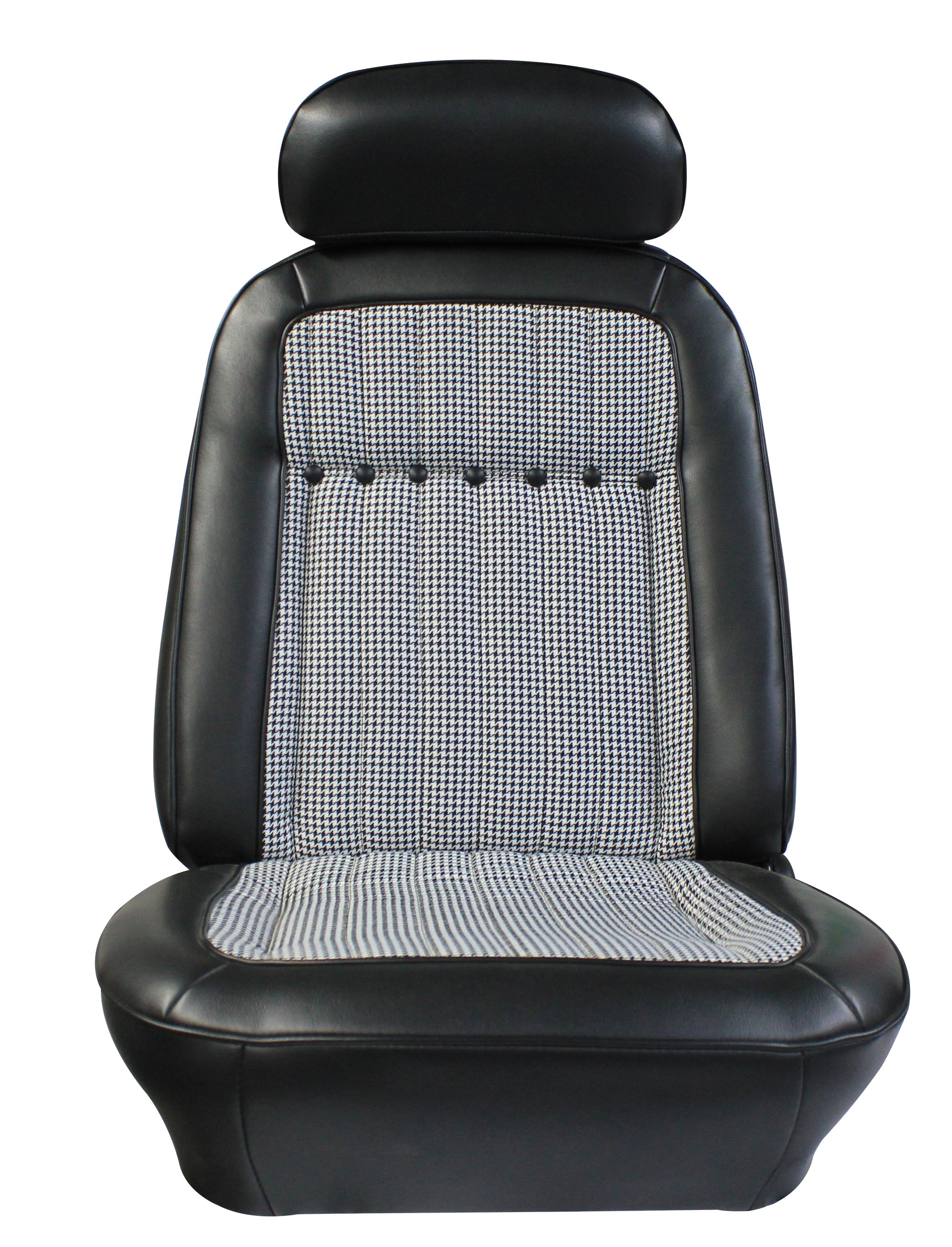 1969 Camaro Deluxe OEM Reclining Bucket Seats With Houndstooth Inserts ...